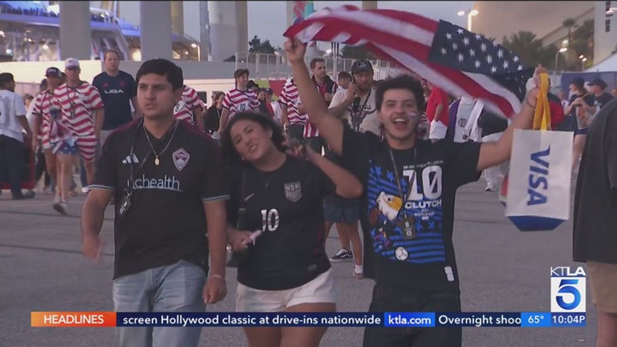 L.A. fans cheer on USA's win in World Cup opening match against ...