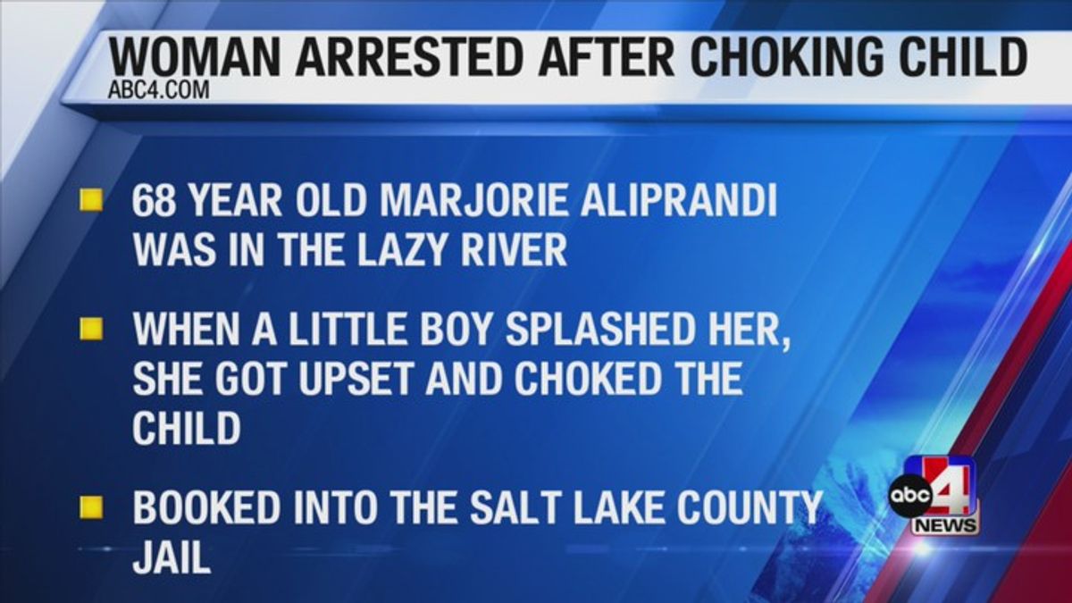 Woman arrested for choking, scratching child at Draper water park ...