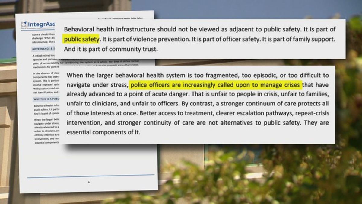 Latest headlines | Aurora report calls for mental health crisis review ...