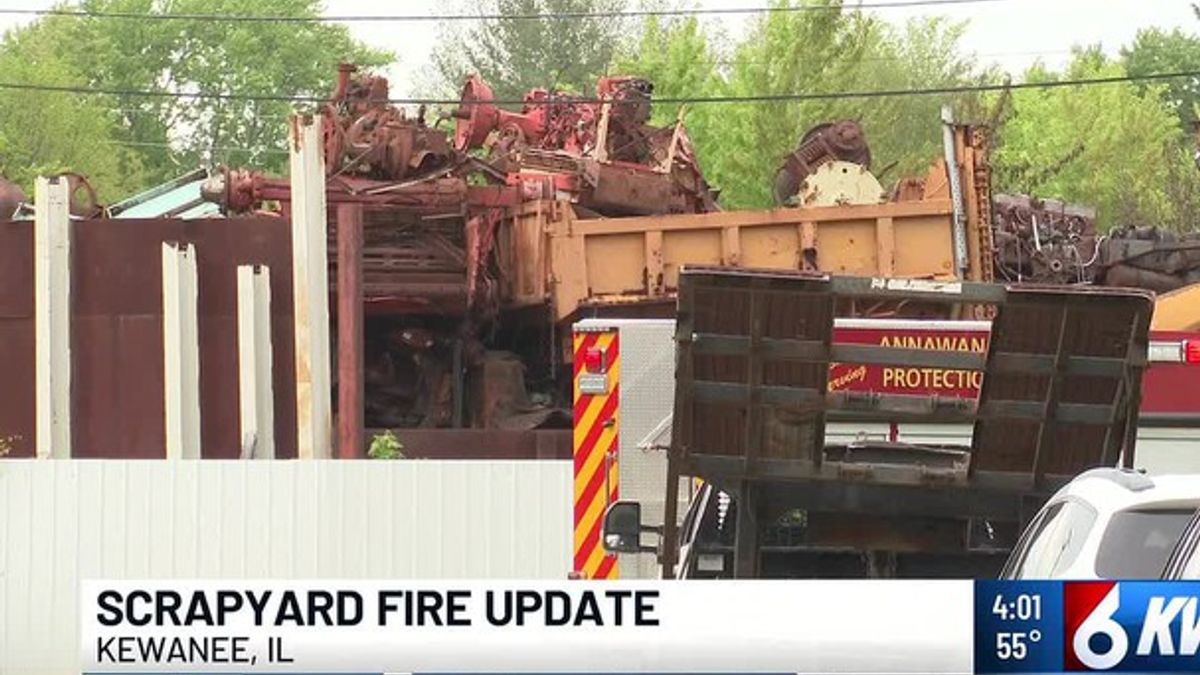 Officials: Large fire at scrapyard powered by fuel tanks that failed ...
