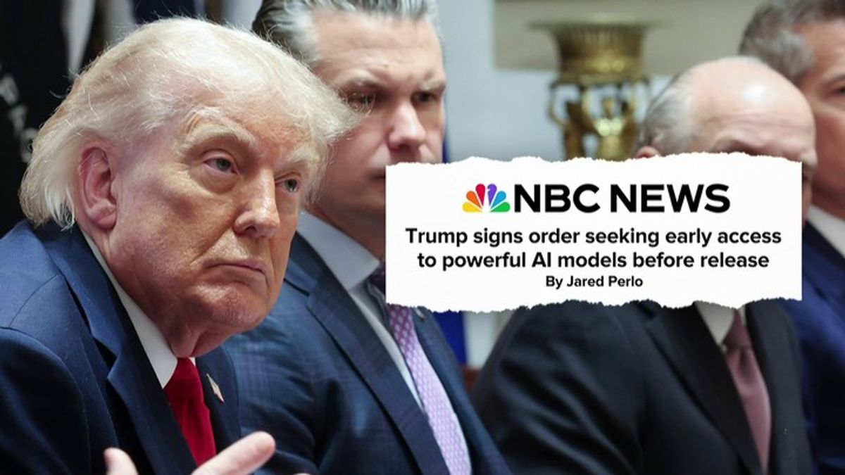 Trump signs order seeking early access to powerful AI models before ...