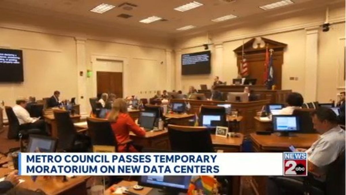 Metro Council passes temporary moratorium on new data centers ...