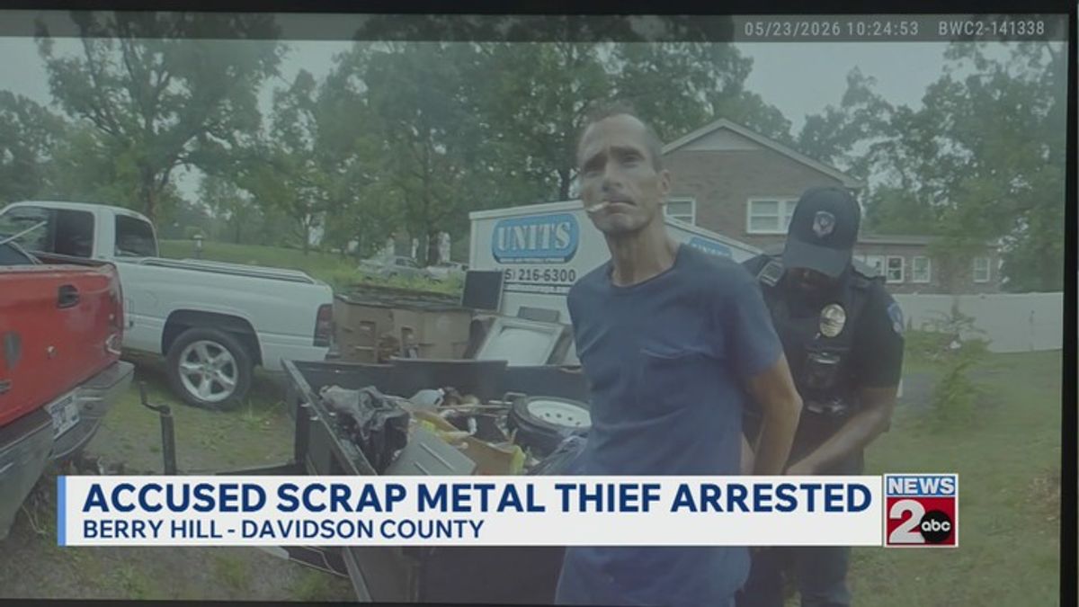 Scrap metal theft suspect taken into custody | Haystack News