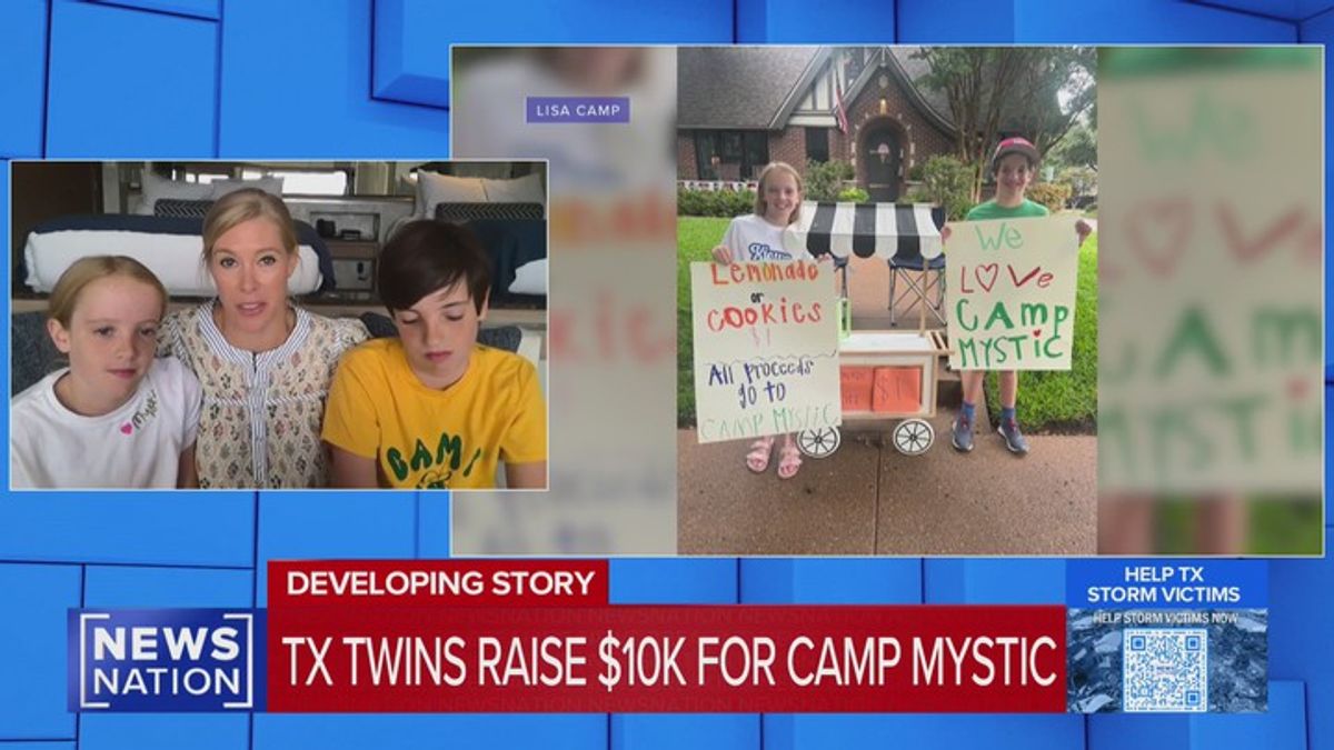 Texas twins raise $10K through lemonade stand for Camp Mystic ...