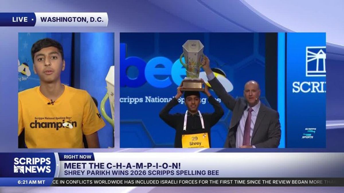 Shrey Parikh lost his school spelling bee; now he's a Scripps Bee champ ...