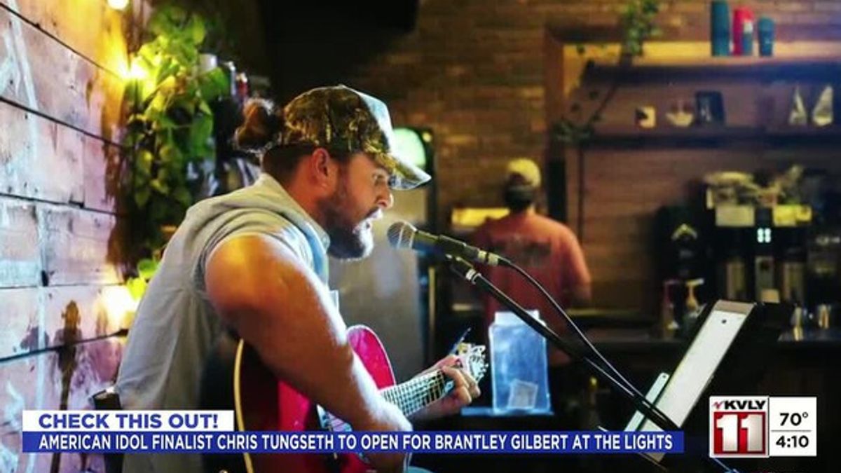 American Idol finalist Chris Tungseth to open for Brantley Gilbert ...