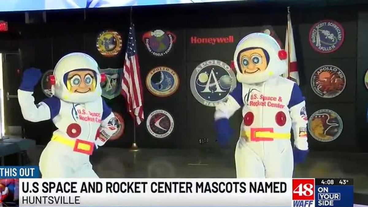 U.S. Space and Rocket Center unveils the names of the new mascots ...