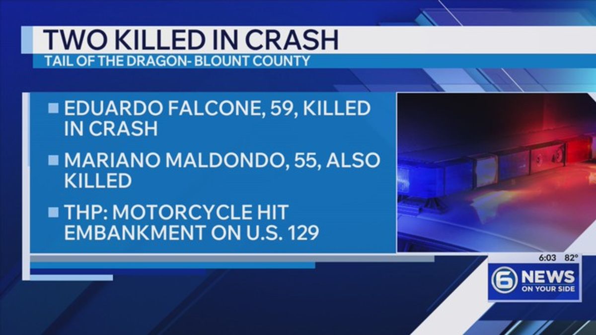 Two dead after motorcycle crash on the Tail Of The Dragon in Blount ...