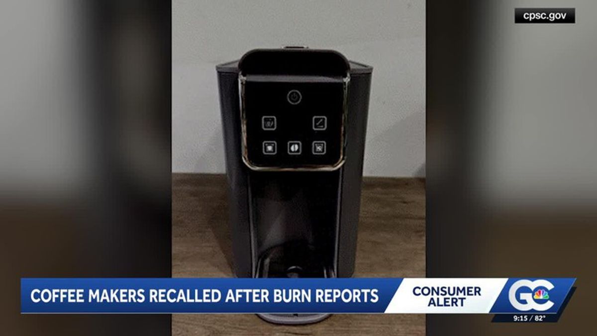 Kidisle hot and iced coffee makers recalled after burn reports ...