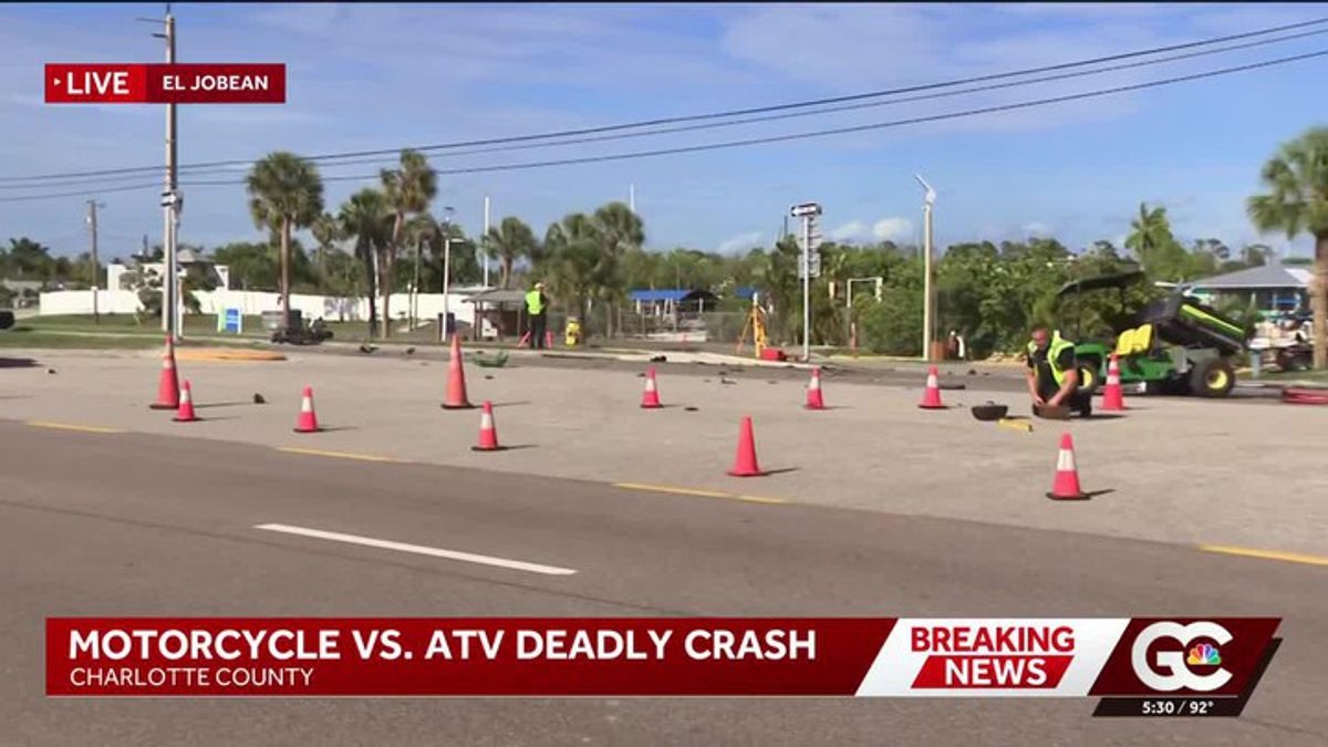 1 killed in crash involving motorcycle and ATV in Charlotte County ...