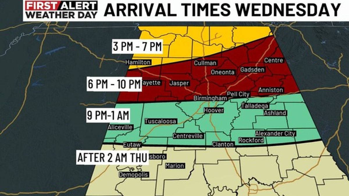 WBRC First Alert Weather – Evening Update | Haystack News