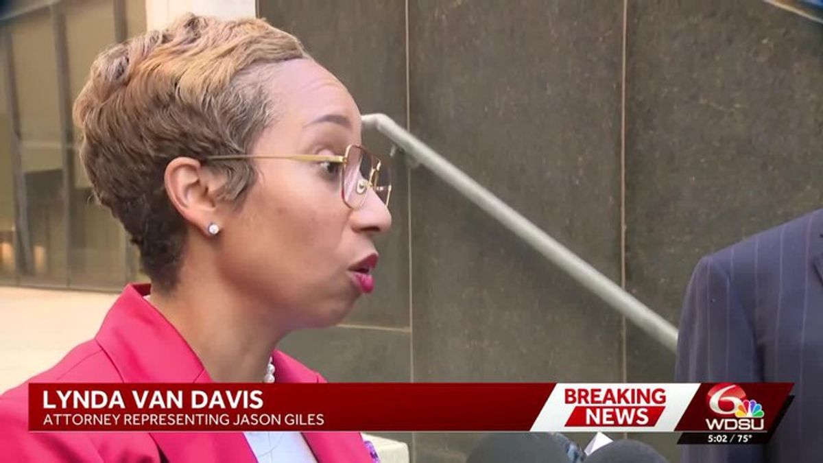 Lynda Van Davis, Jason Giles' attorney, speaks after guilty verdict ...