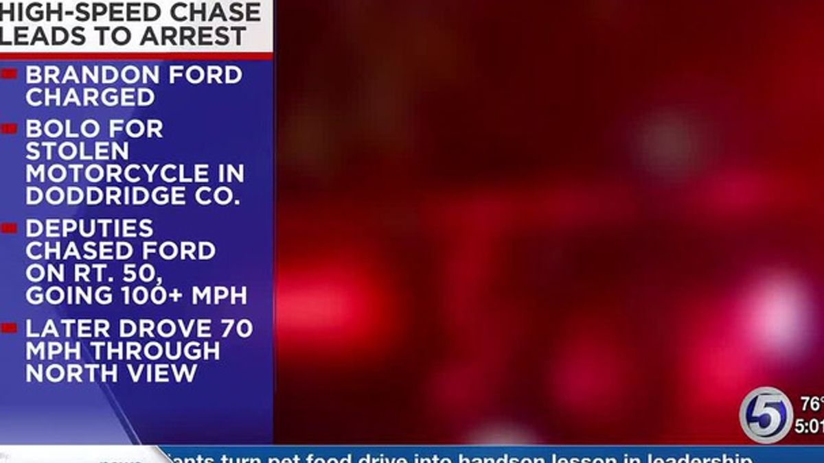 Man arrested after high-speed chase through Harrison County on stolen ...