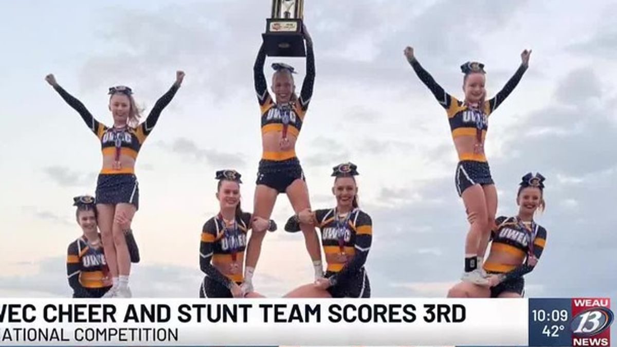 University of Wisconsin–Eau Claire Cheer & Stunt team gets 3rd place ...