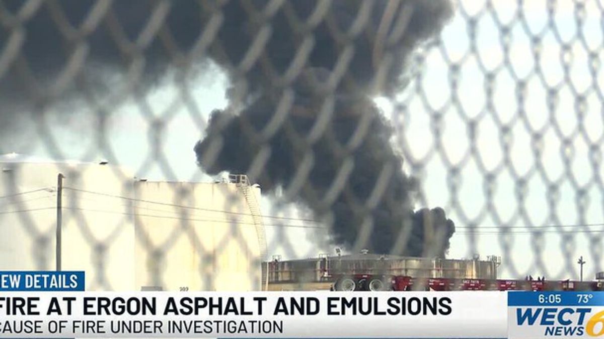 Part of River Road shut down after large tank fire breaks out ...