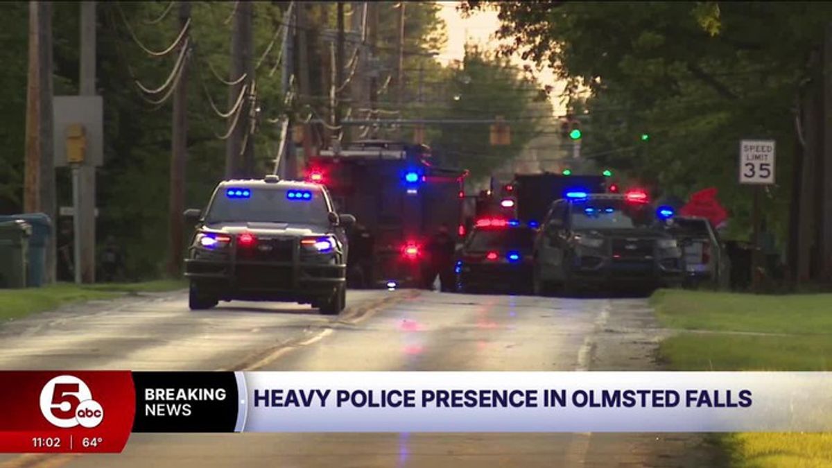 Heavy police presence at Olmsted Falls home | Haystack News