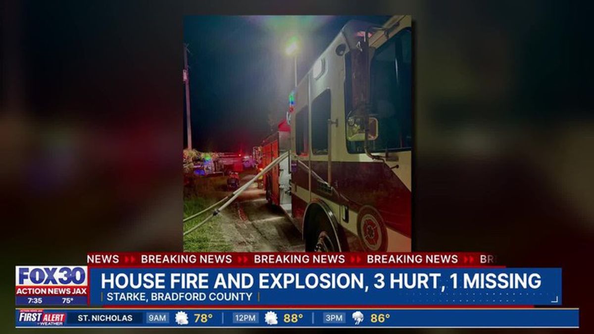 Resident unaccounted for, two firefighters injured in fire, explosion ...