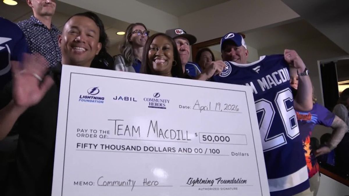 Tampa Bay Lightning Community Heroes: MacDill Air Force Base families ...