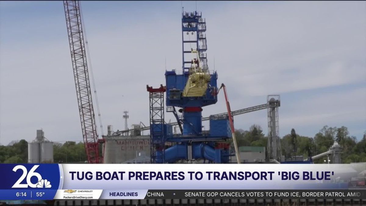 Big Blue Crane P-82 to leave Manitowoc next week | Haystack News