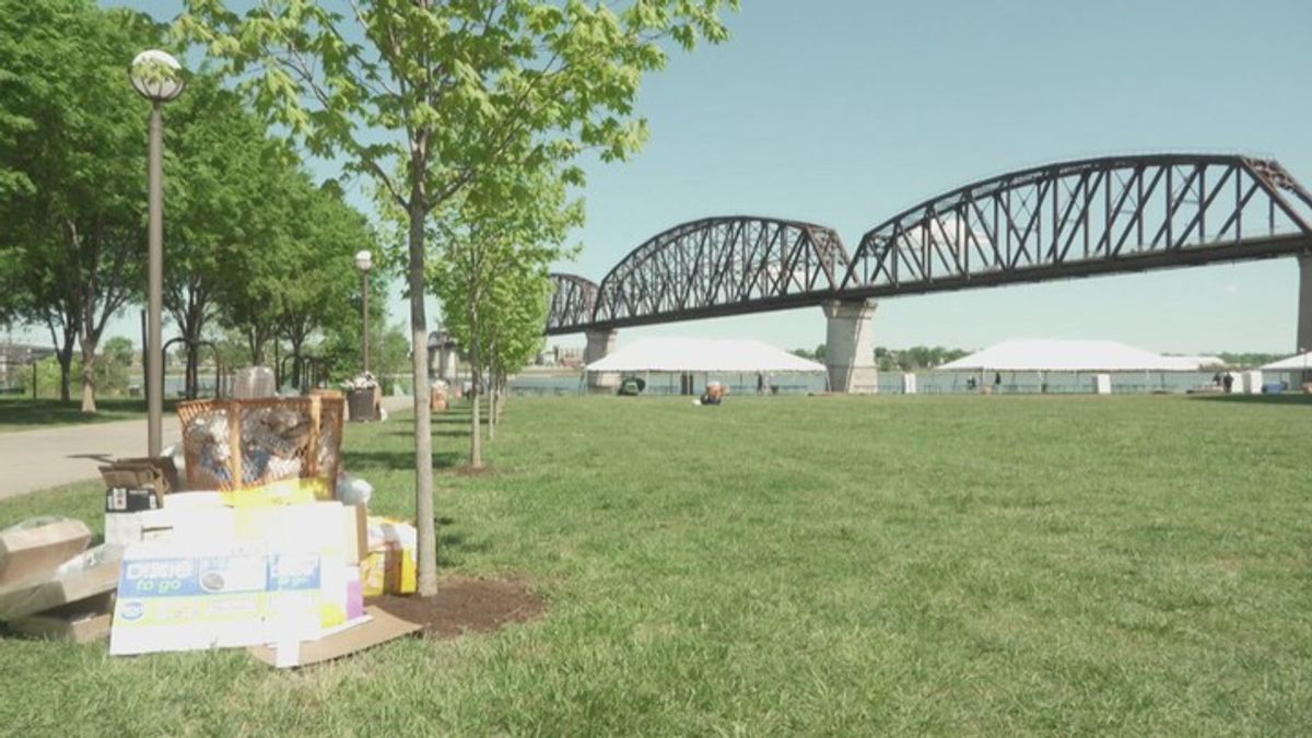 Cleanup begins after Thunder Over Louisville | Haystack News