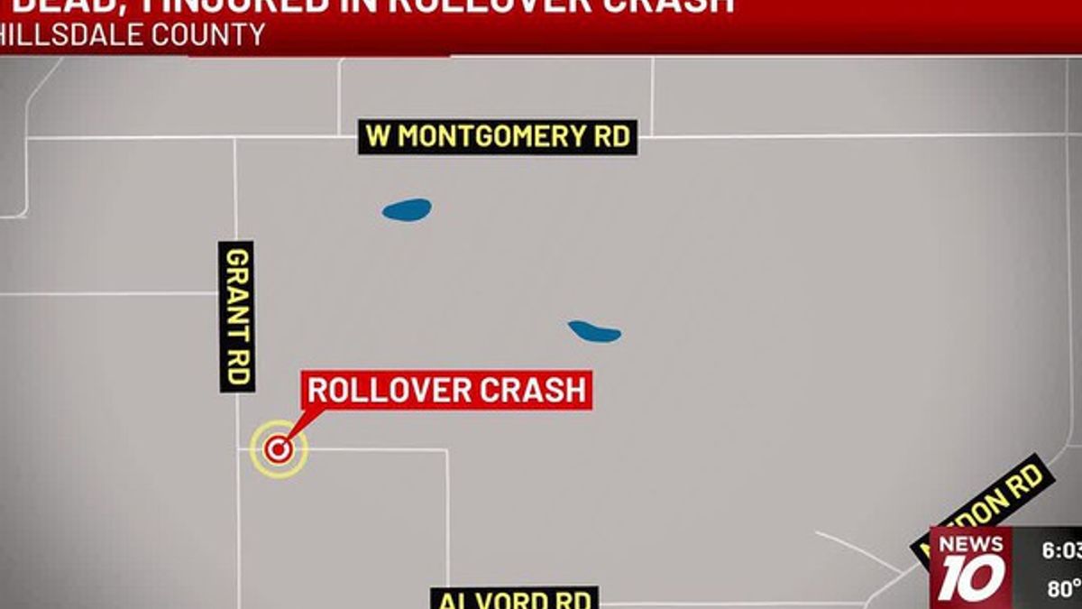 1 dead, 1 injured after UTV crash in Hillsdale Co. Monday morning ...