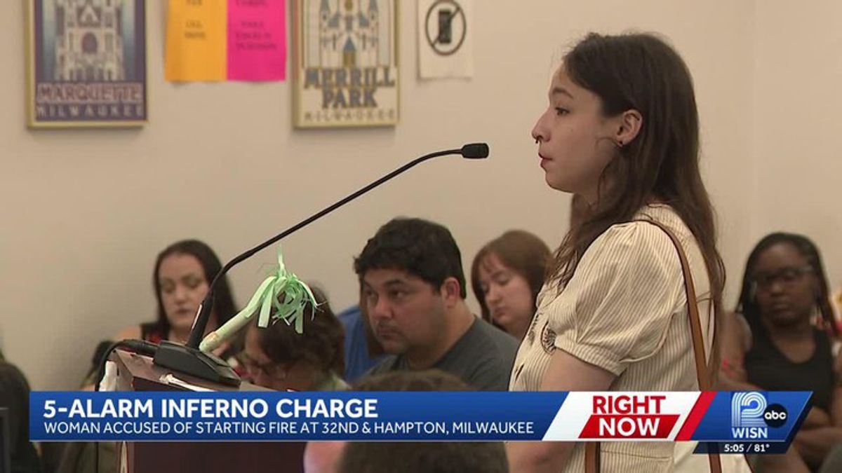 Milwaukee woman accused of starting massive fire appears in court ...