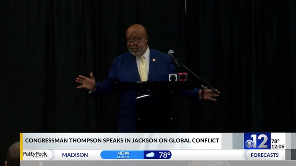U.S. Rep. Bennie Thompson speaks on global conflict | Haystack News