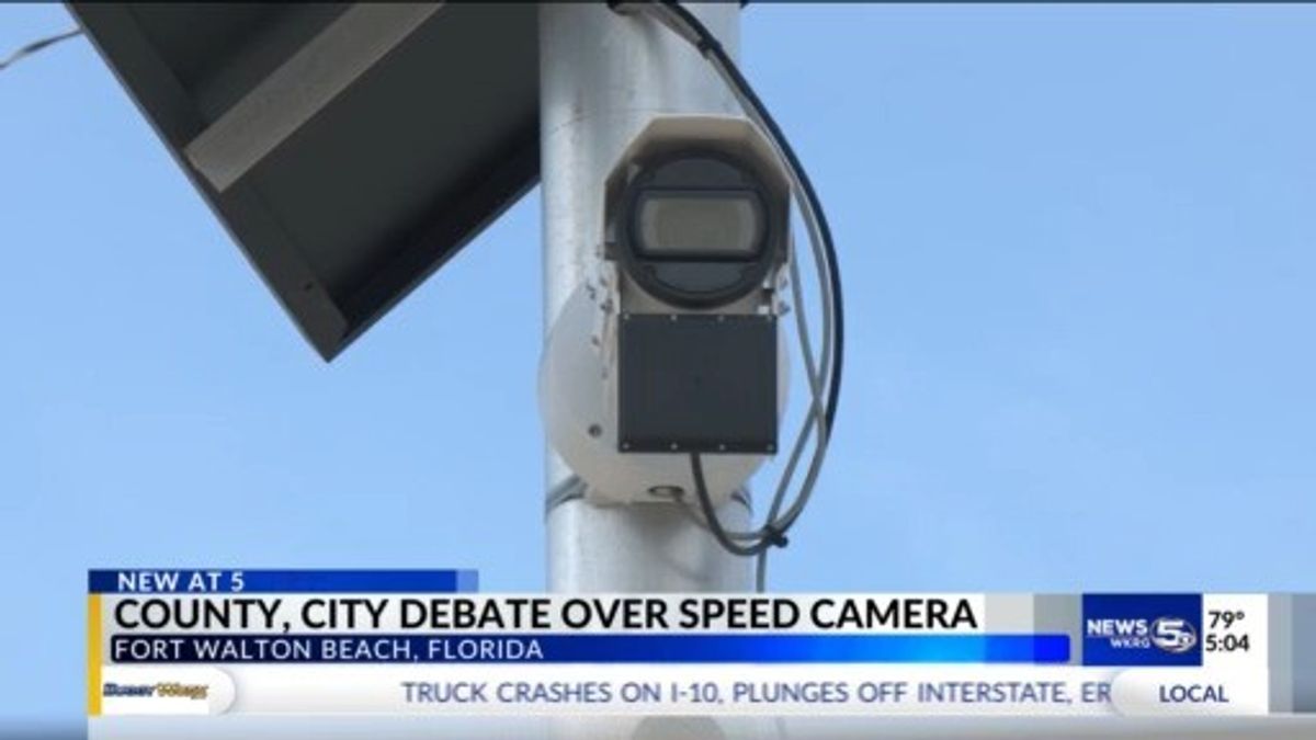 Okaloosa County, Fort Walton Beach officials debate speed camera ...