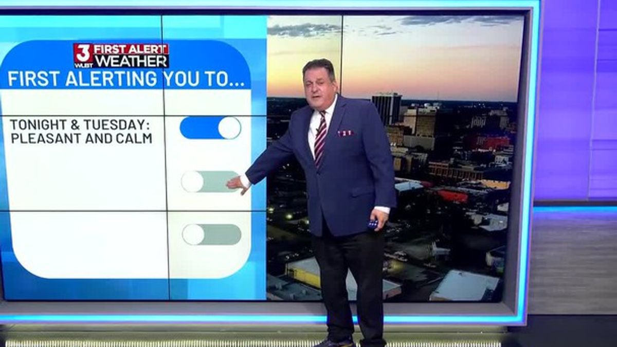 WLBT's Monday Night's First Alert Weather Forecast from Chief ...