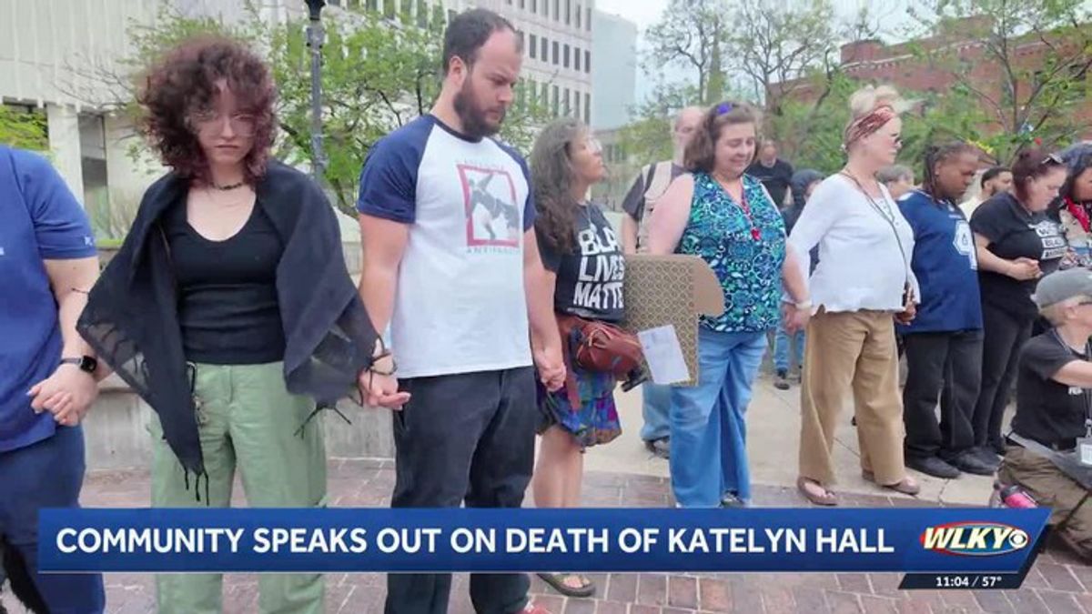Community members remember Katelyn Hall, demand change after mental ...