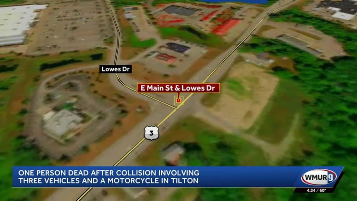 1 dead after collision involving three vehicles and a motorcycle in ...