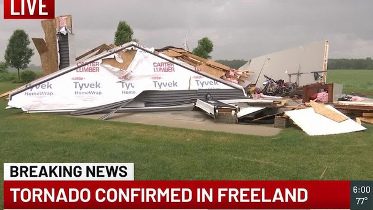 Tornado confirmed in Freeland | Haystack News