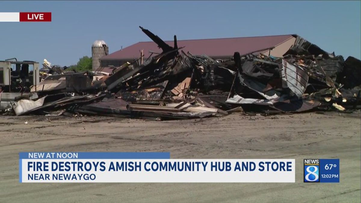 Fire destroys Amish grocery store near Newaygo | Haystack News