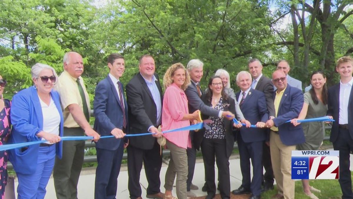 Local leaders celebrate Woonasquatucket River Greenway improvement ...