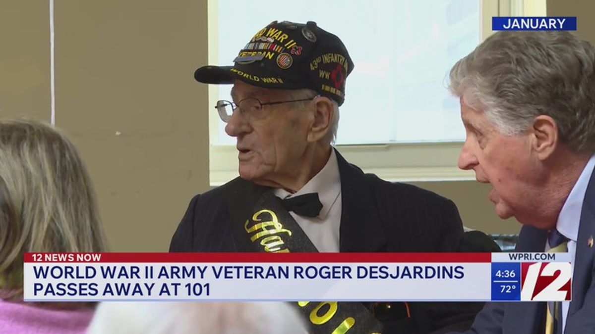 WWII Army Veteran Roger Desjardins dies at 101 | Haystack News