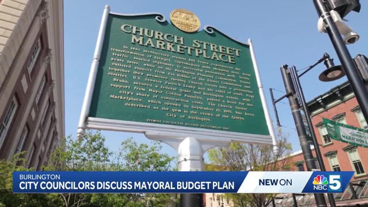 Burlington City Councilors discuss mayor's FY2027 Budget, reject Chief ...