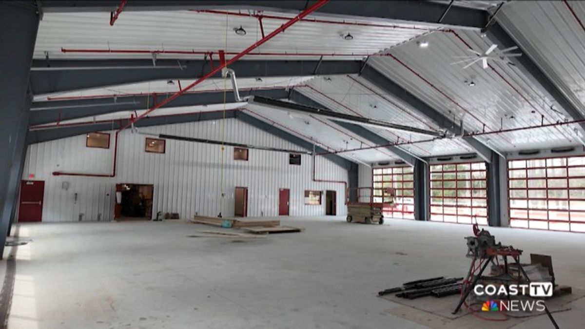 Construction at the Indian River Volunteer Fire Company Station #2 ...