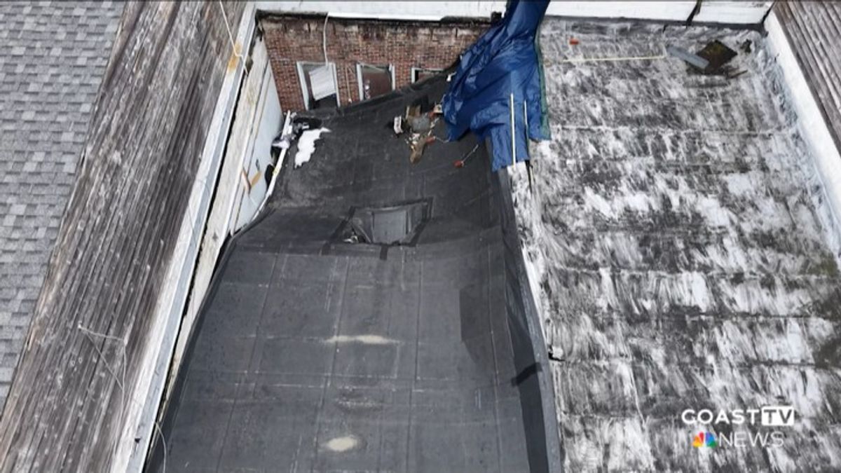 Blizzard Collapses Barber Shop Roof in Peddler's Village | Haystack News