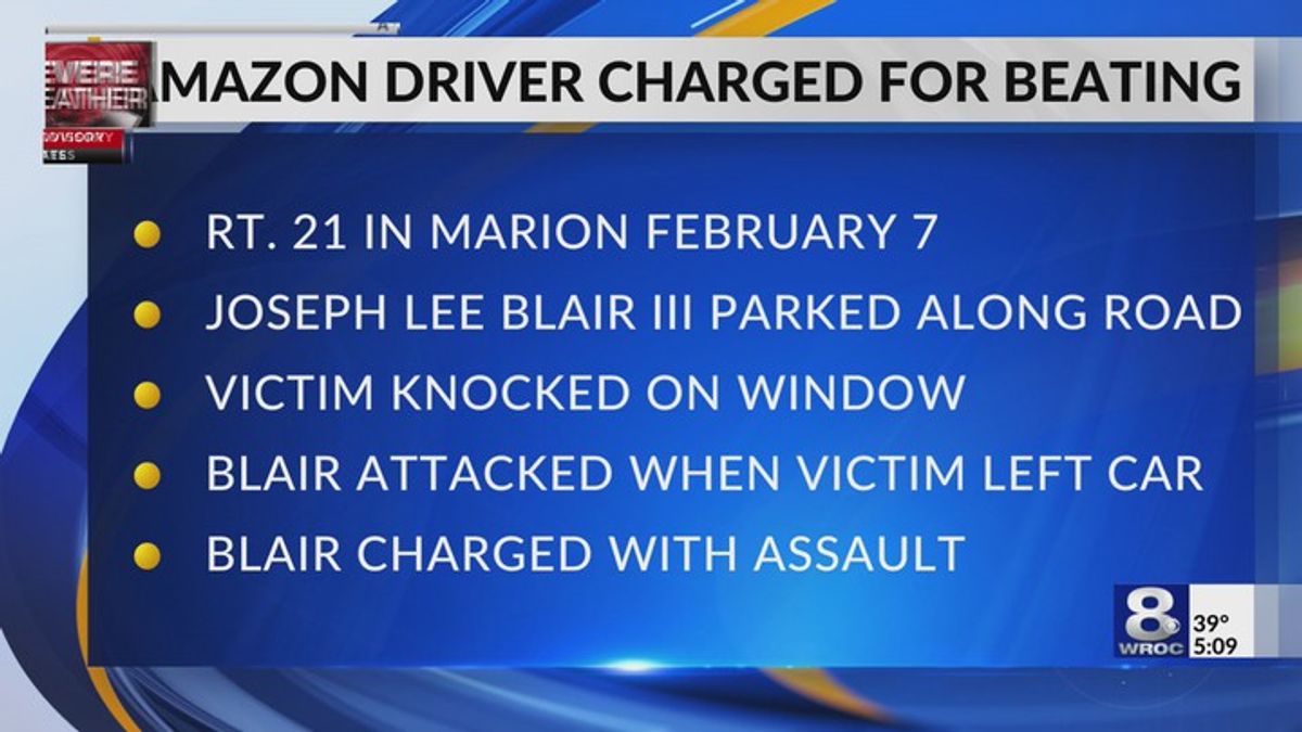 NYSP: Amazon driver beats 67-year-old man in Marion | Haystack News