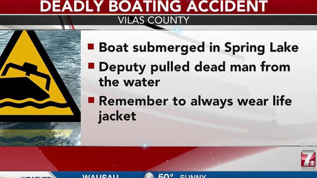 Man found dead after boating accident in Vilas County | Haystack News