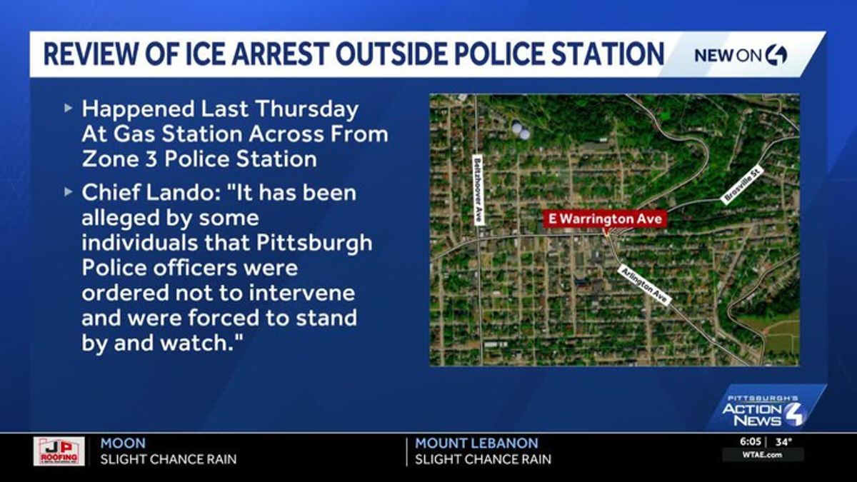 Review of ICE arrest outside police station in Pittsburgh | Haystack News