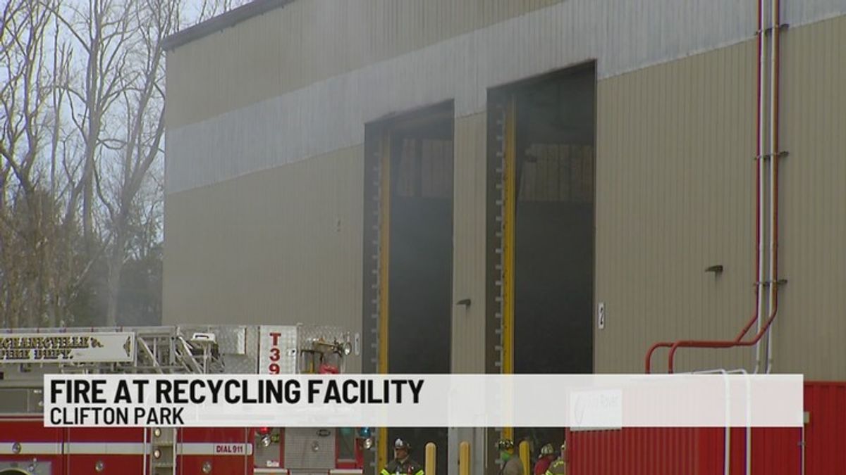 Crews extinguish fire at Clifton Park recycling center | Haystack News