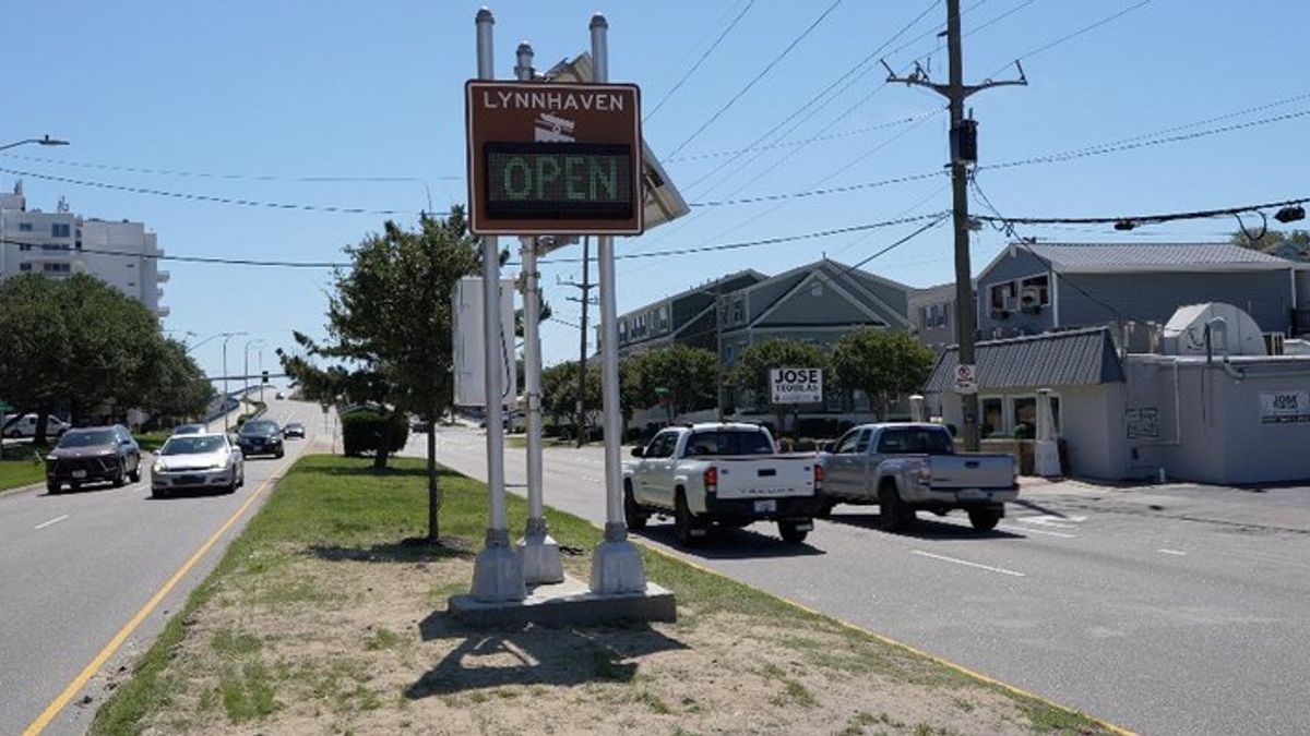 Virginia Beach installs signs to warn boaters when Lynnhaven Ramp is ...