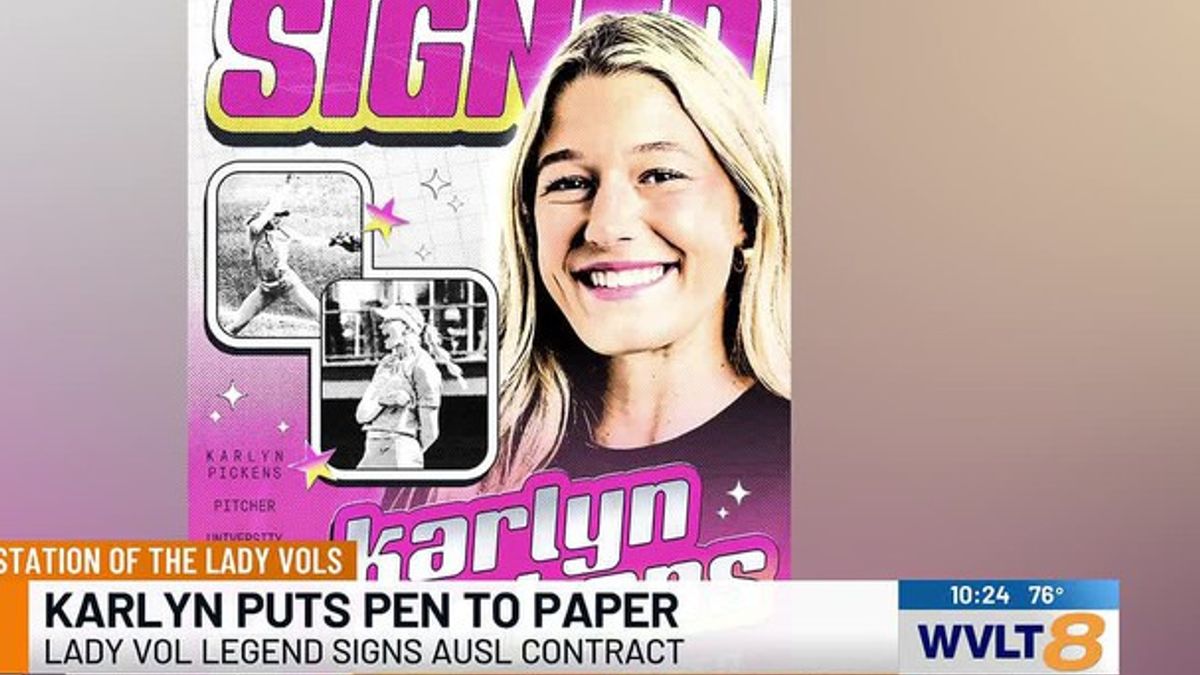 Karlyn Pickens signs AUSL contract | Haystack News