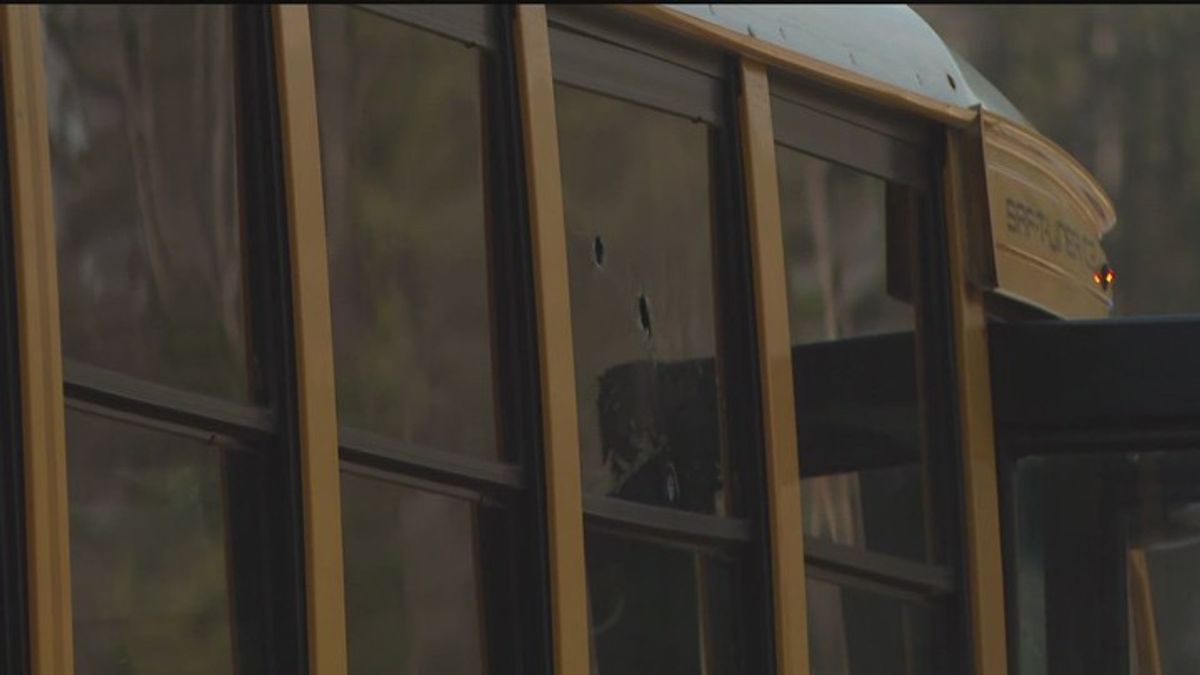 Stray bullet hits school bus | What we know | Haystack News