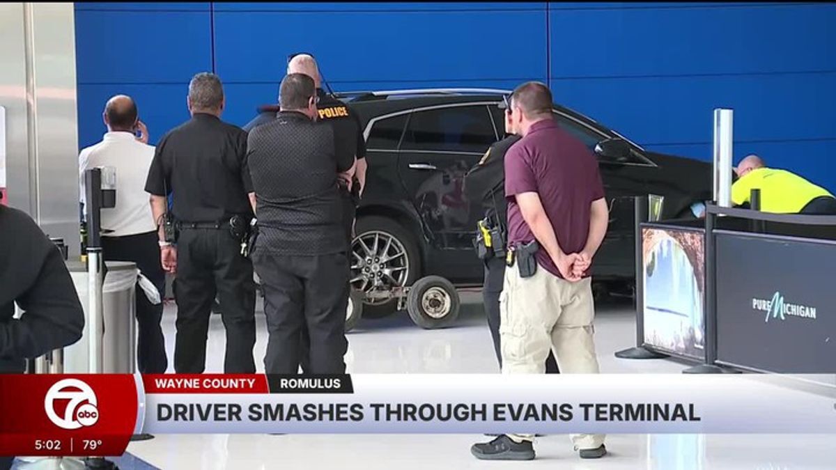 Driver smashes into Evans Terminal at Detroit Metro Airport | Haystack News