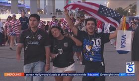 L.A. fans cheer on USA's win in World Cup opening match against ...