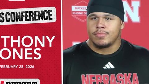 FULL VIDEO: Nebraska Football DL Anthony Jones Press Conference ...