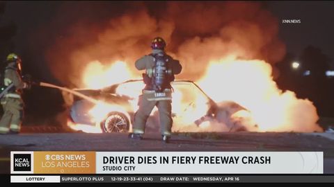 Driver killed after car slams into center divider on 134 Freeway in ...