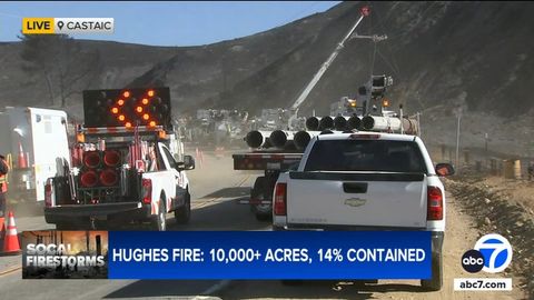 Hughes Fire map shows evacuation zones near Castaic Lake | Haystack News